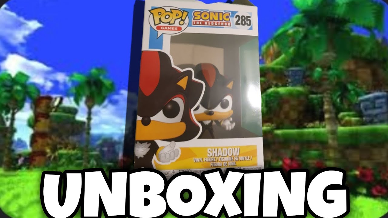 Unboxing Shadow the hedgehog funko pop toy - YouTube