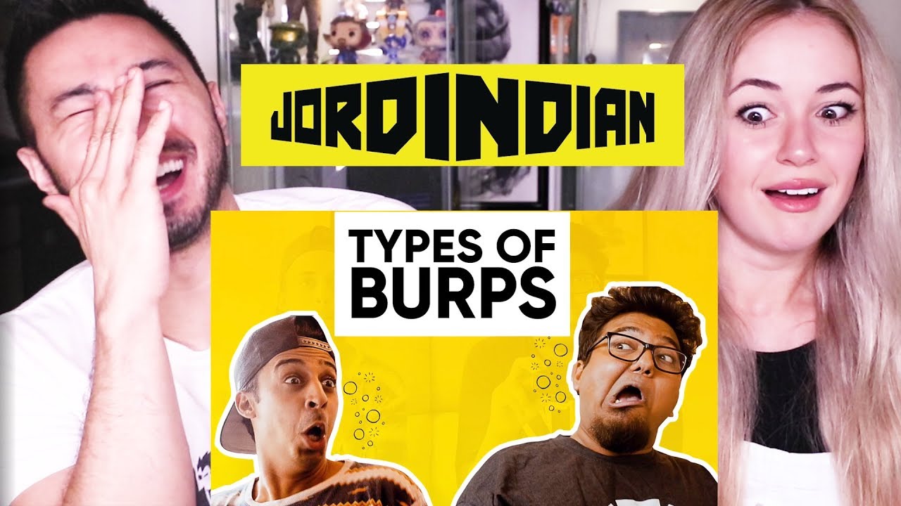 JORDINDIAN | TYPES OF BURPS | Reaction by Jaby Koay & Carolina Sofia ...