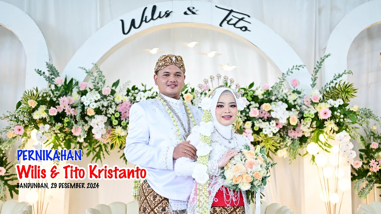 RESEPSI WILIS & TITO KRISTANTO. 29 DESEMBER 2024. VILLA SATRI GINTUNGAN ...