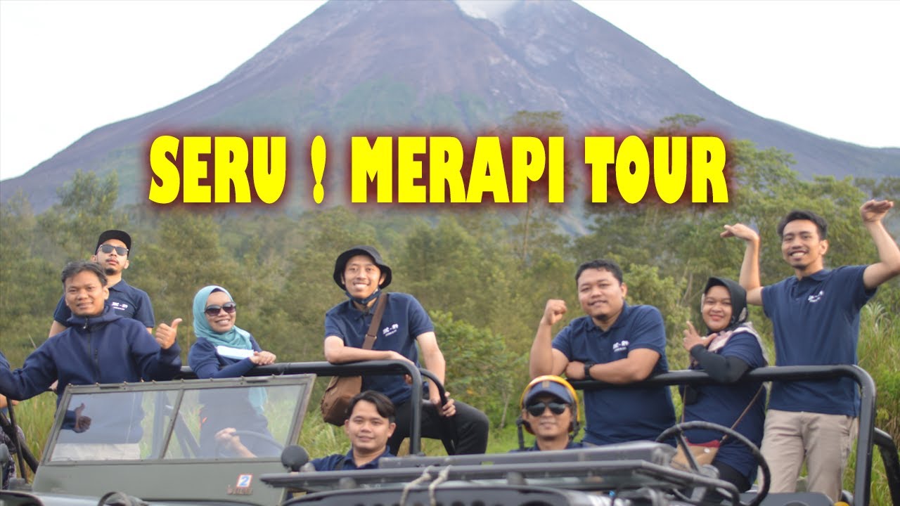 WISATA MERAPI LAVA TOUR | PETUALANGAN NAIK JEEP MERAPI KE BUNKER ...
