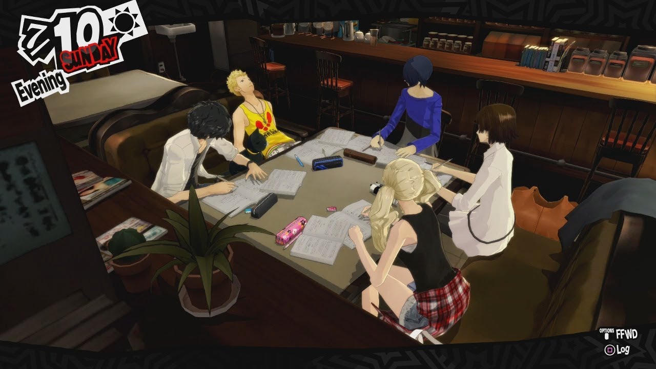Persona 5: Studying for Finals (NewGame+) - YouTube