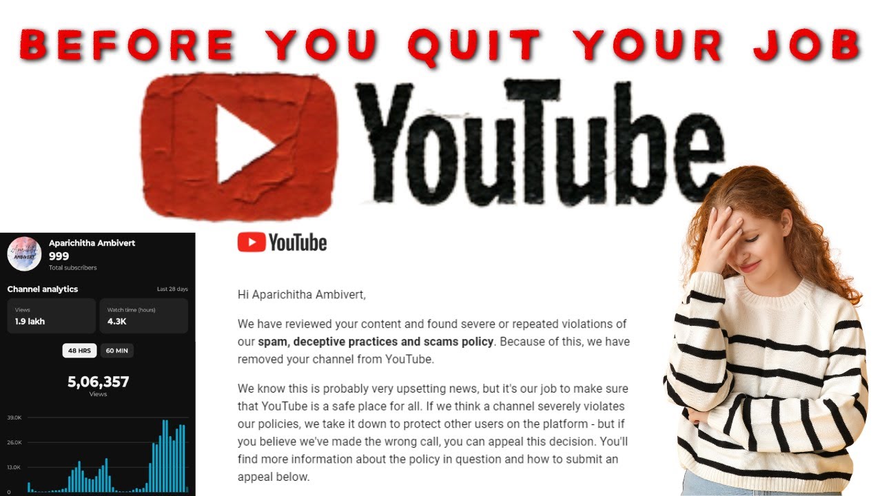 YouTube Creator - Job The Truth Nobody Tells | Before You Quit Your Job ...