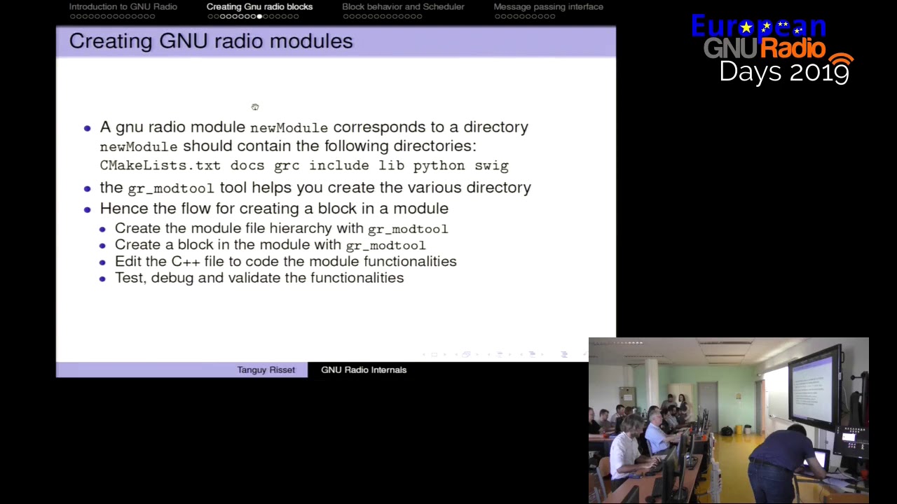 Writing a custom GNU Radio 3.7 processing block, Tanguy Risset (INSA ...