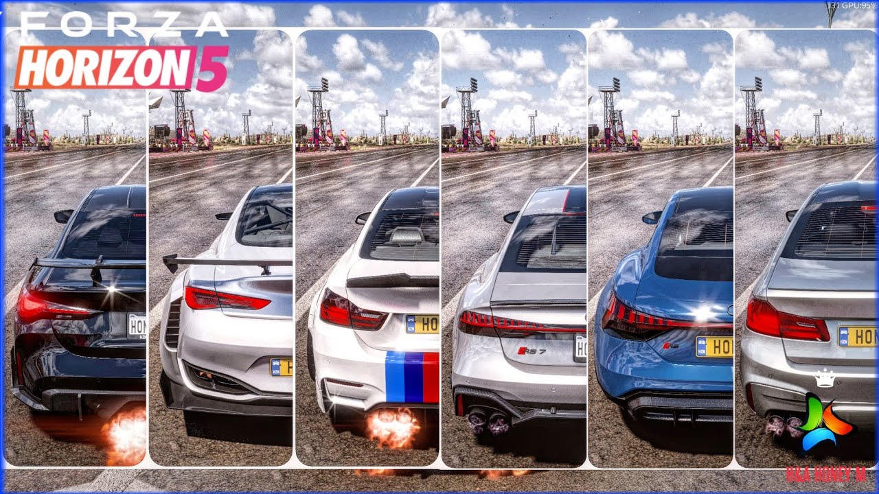 0 to 300 km/h: Super Saloon Car Acceleration in Forza Horizon 5 - YouTube