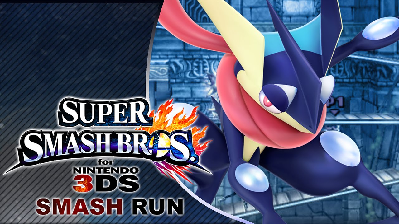 Super Smash Bros. for 3DS - Smash Run: Greninja Gameplay - YouTube