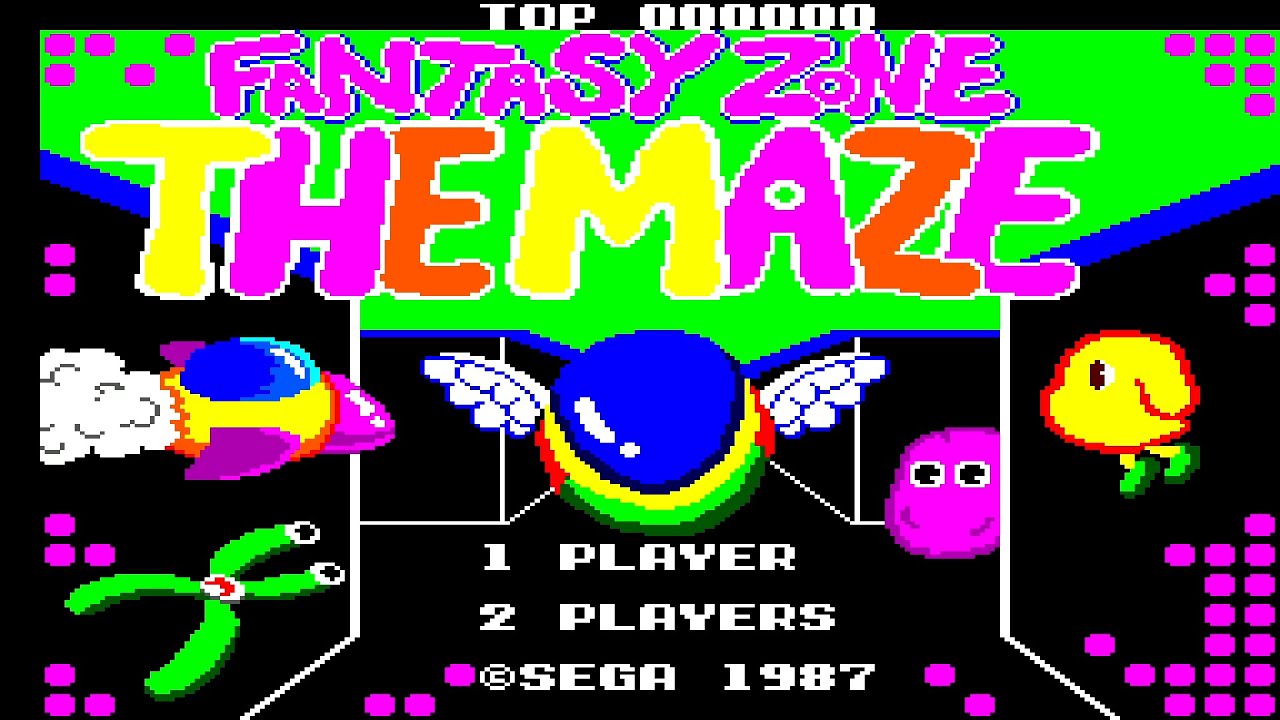 Fantasy Zone: The Maze - Master System Longplay (2 Players; FM) - YouTube