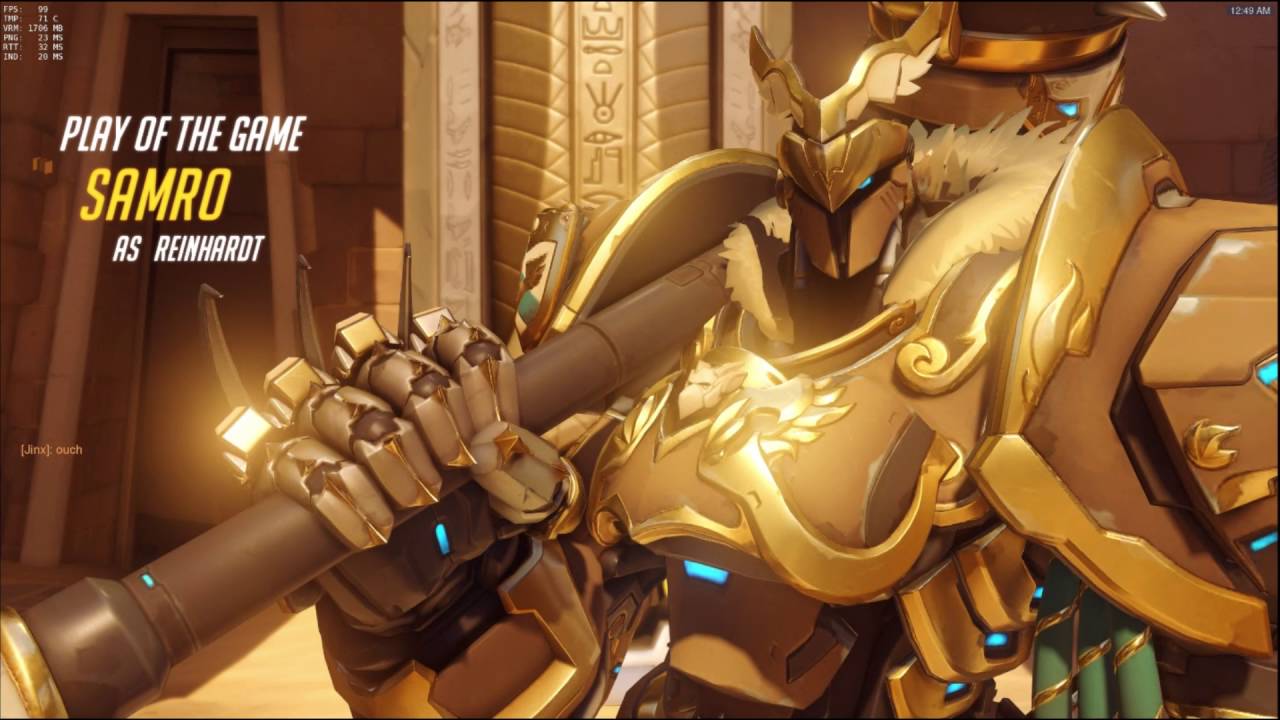 Skill point ranking and Reinhardt POTGs - YouTube