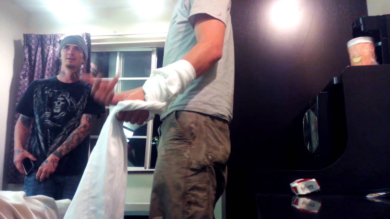 3 gets underwear pulled over head - YouTube