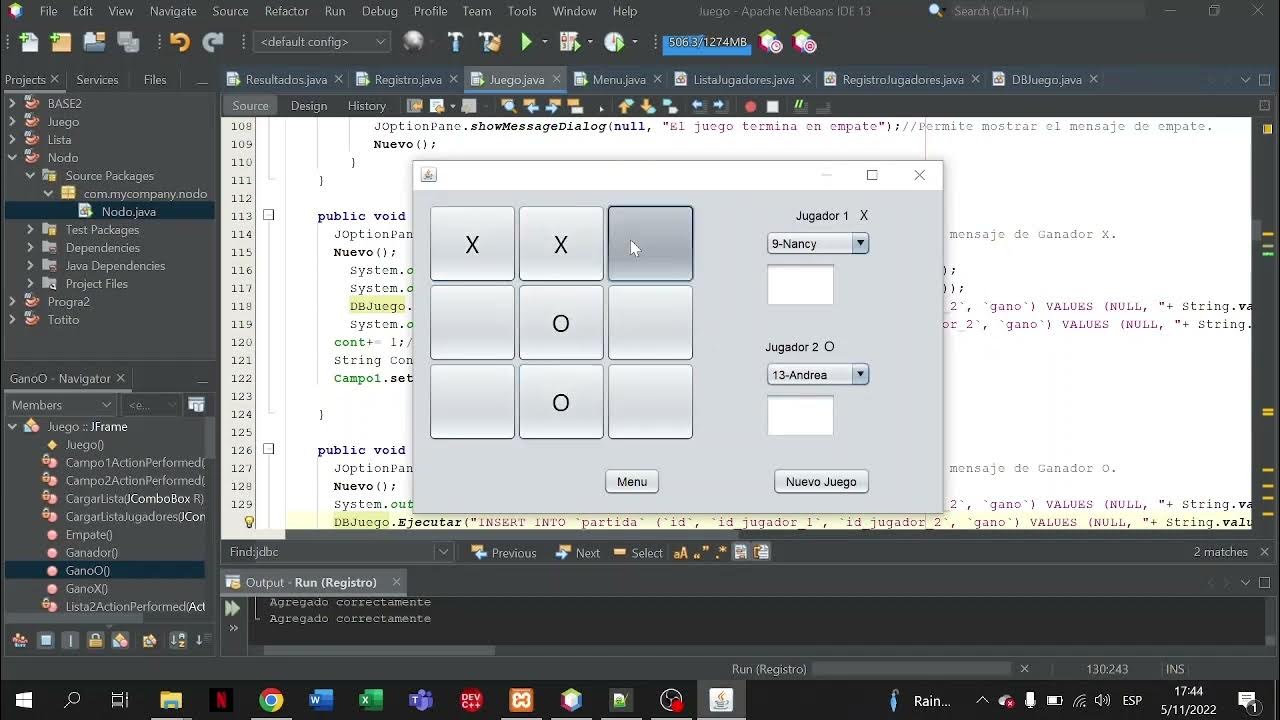 Juego de totito creado en JAVA - YouTube