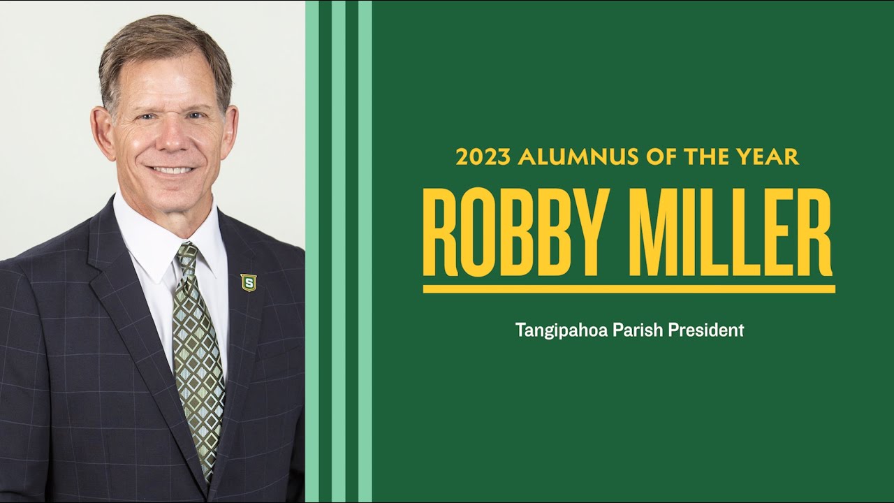 2023 Alumnus of the Year | Hon. Robby Miller - YouTube