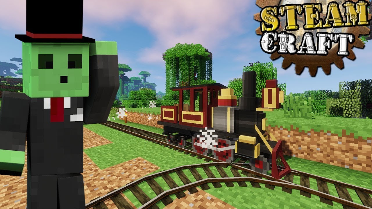 Il Treno a Vapore! BELLOOOO! SteamCraft E7 - YouTube