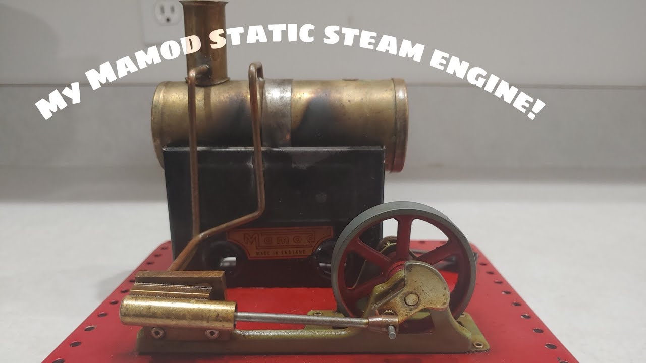My Mamod static steam engine - YouTube