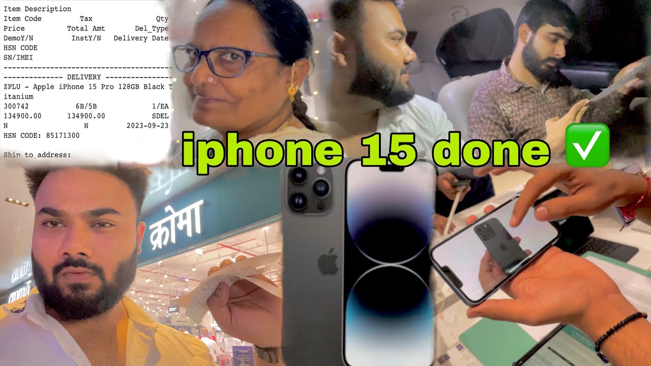 Booked IPhone 15 pro worth 135000 Rupees 😰 || Worth the price 🥵|| *Big ...