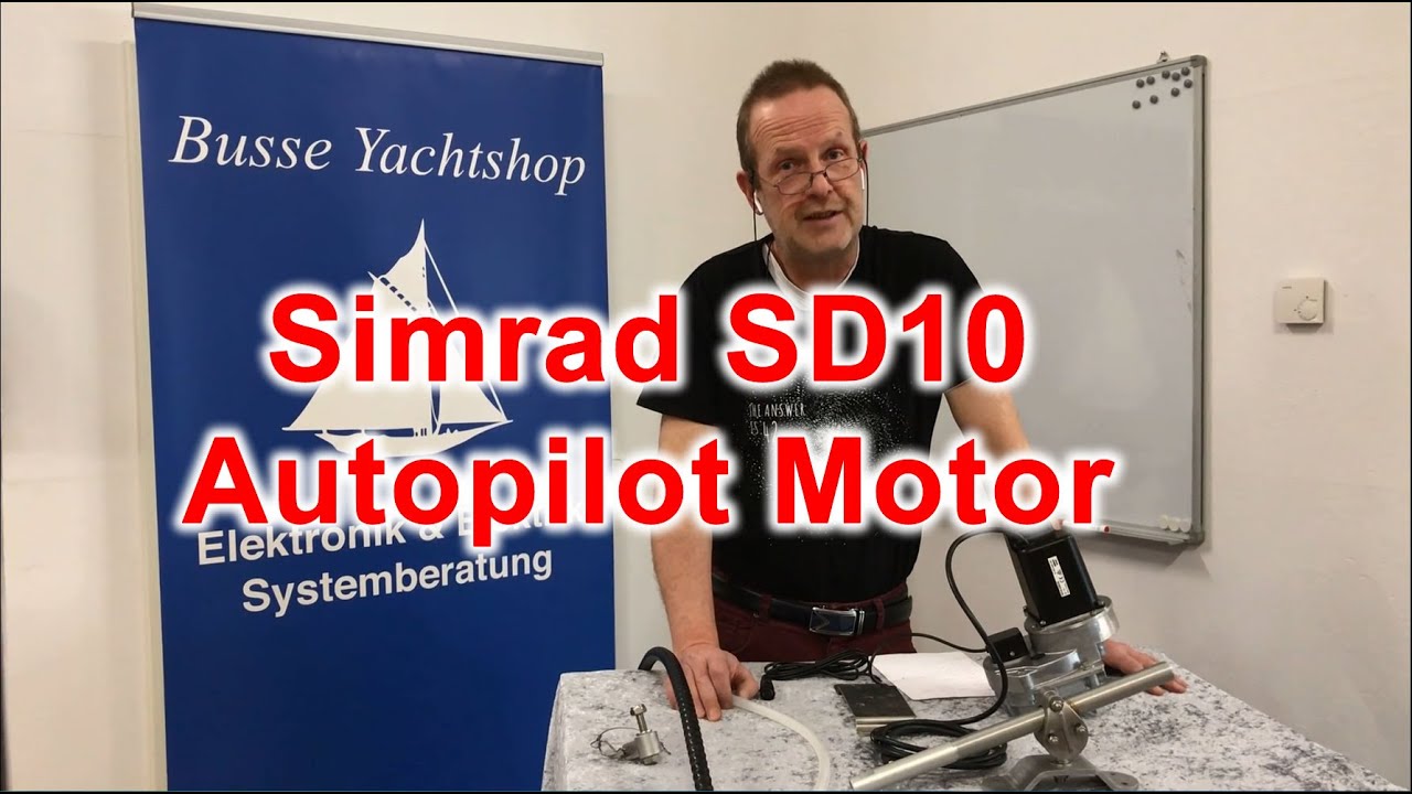 Simrad SD10 Autopilot Motor für Segelboote mit wenig Platz im Heck ...