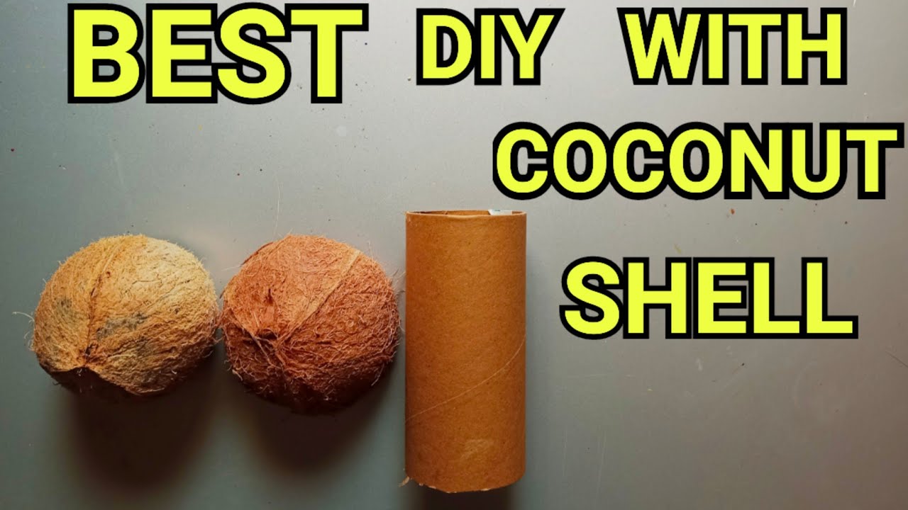 Coconut Shell Craft Ideas | Waste Material Craft Ideas | Best Out Of ...