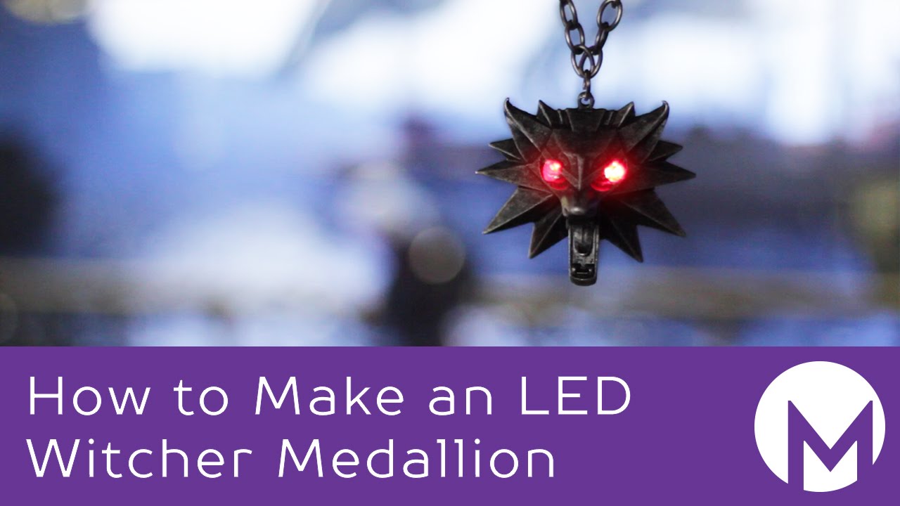 How to Make an LED Medallion from the Witcher 3: Blood and Wine - YouTube