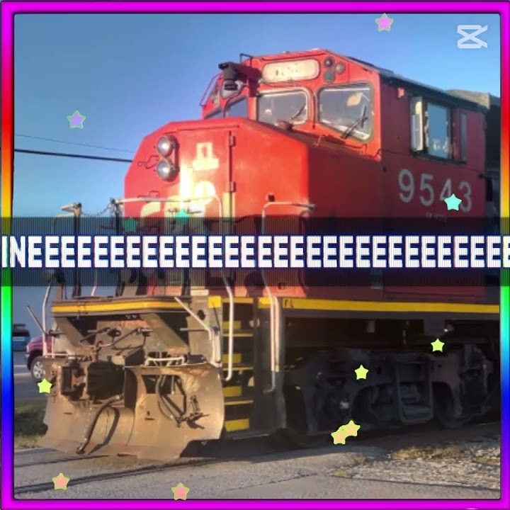 CN 9543 alert!!! #cnrailway #funnyclips #railfan sub more!! - YouTube