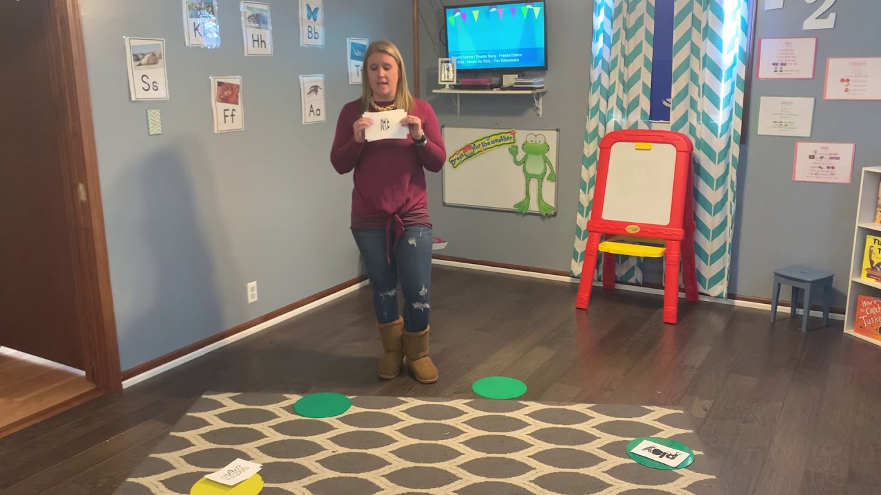 Sight word freeze dance - YouTube