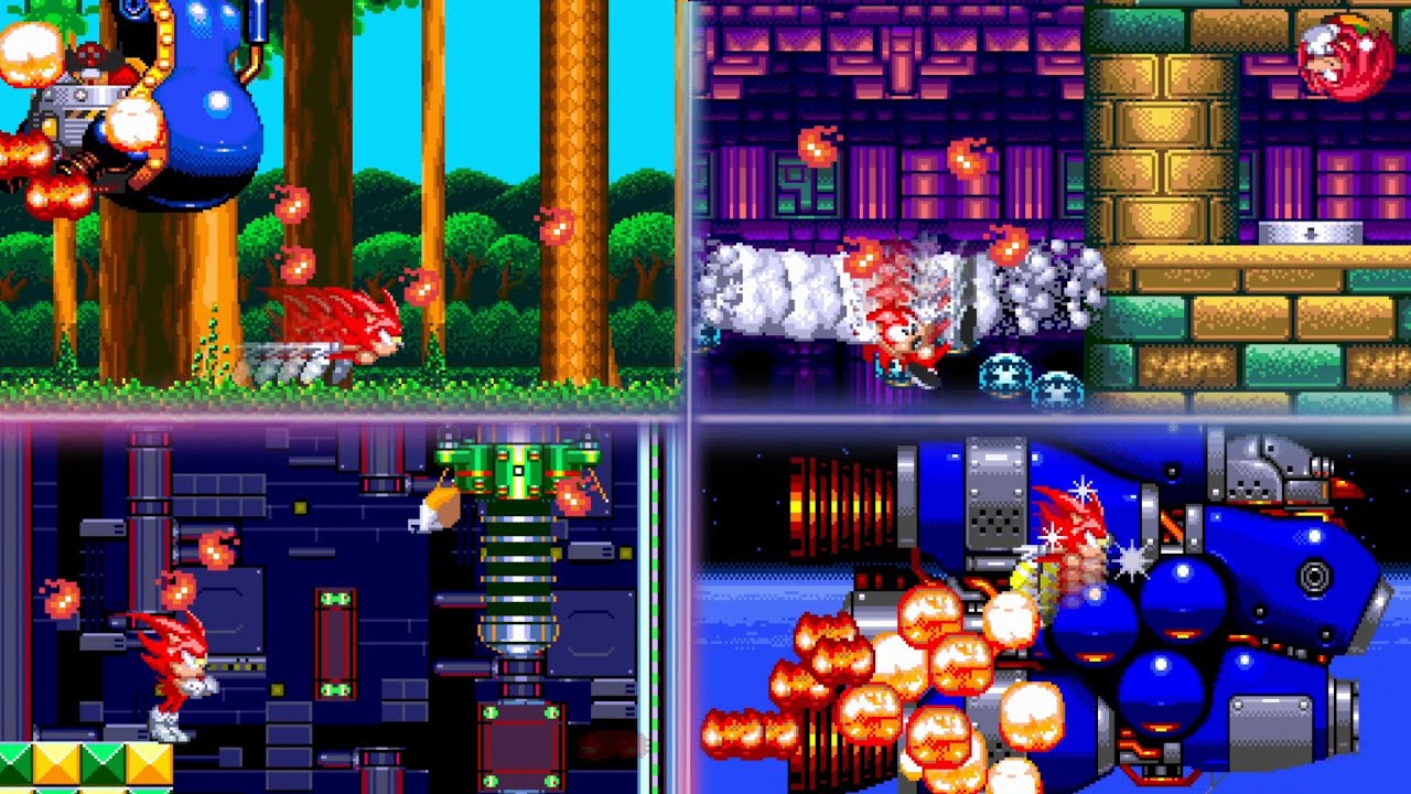Sonic 3: Fire Sonic+Fireballs - YouTube