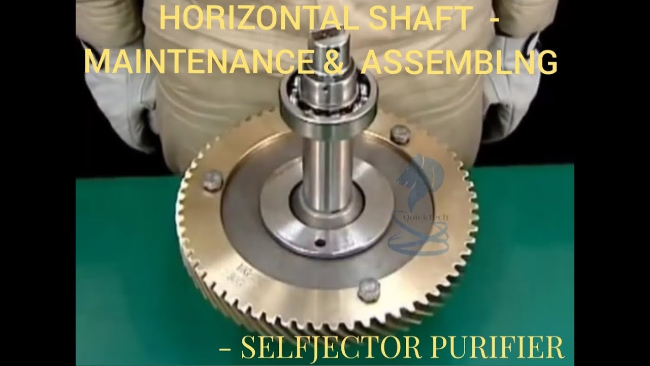 HORIZONTAL SHAFT Maintenance and Assembling Procedure : SELFJECTOR ...