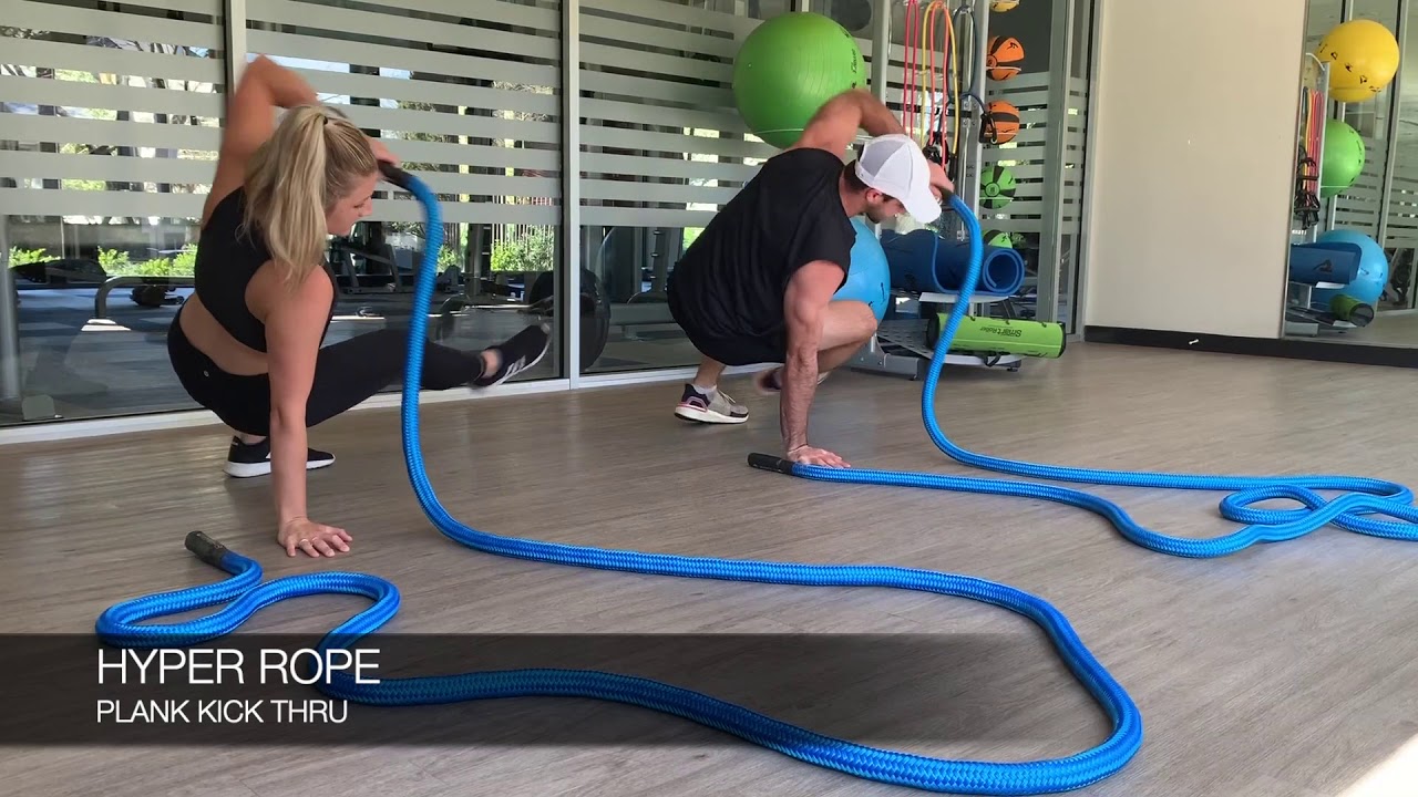 Hyper Rope® Training Tips: Hyper Rope Plank Kick Thru + Partner Crunch ...