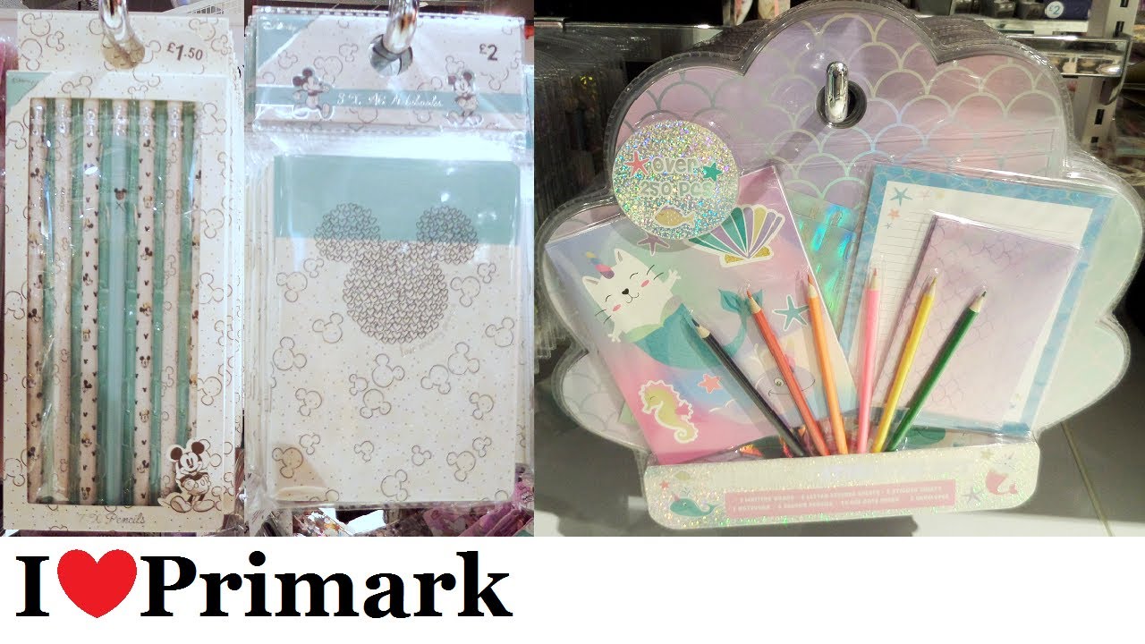 Primark Stationery, notebooks, pens etc March 2020 | I Primark - YouTube