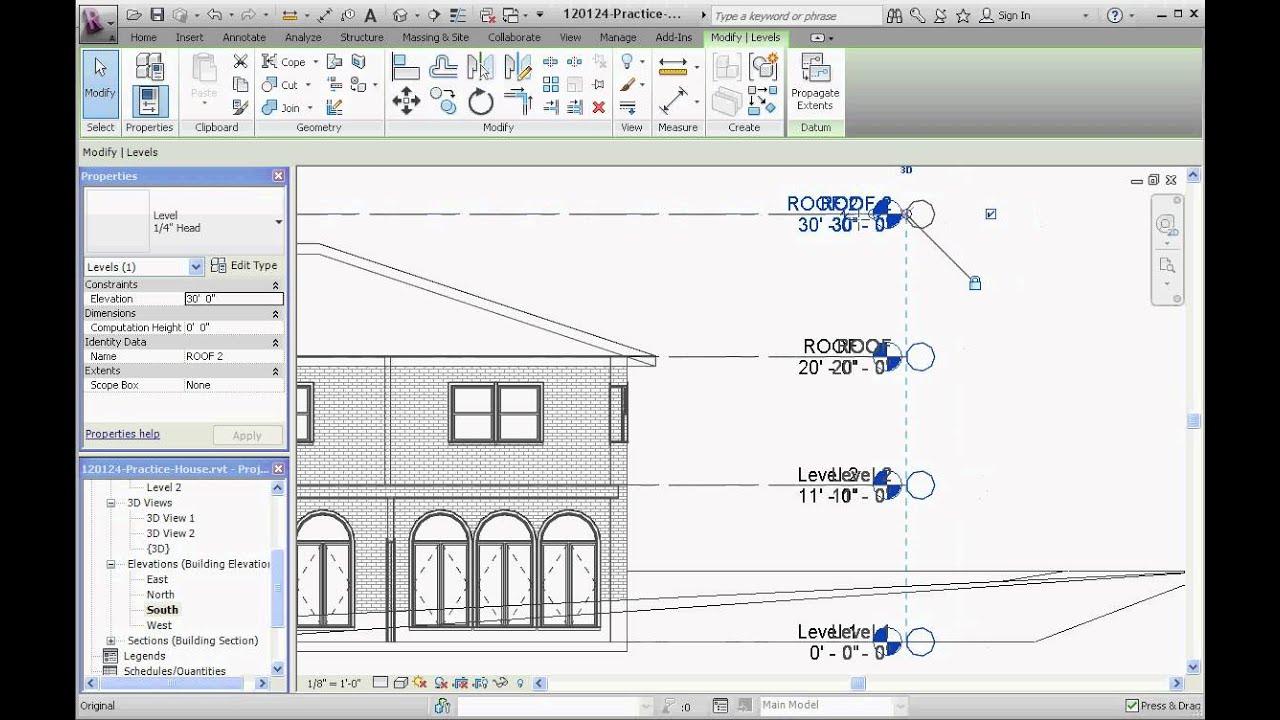 Revit, Project Basics – Create a Roof 1 – Roofing your Project, Roof ...