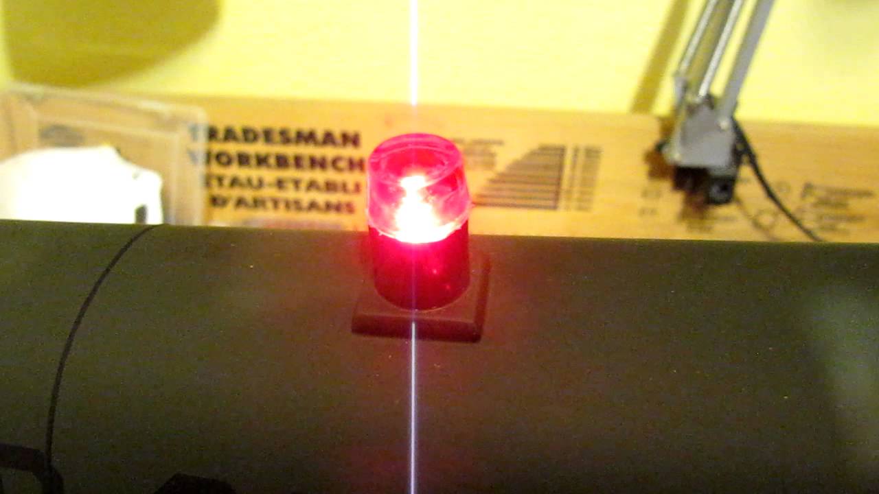 RC Hughes 500 Rotating Beacon and Strobe controlled by PIC MCU - YouTube