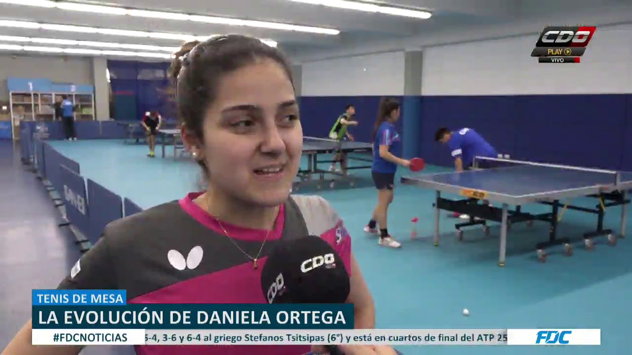 Tenis de Mesa: La evolución a nivel deportivo de Daniela Ortega - YouTube