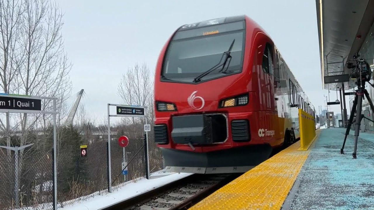 Ride aboard Ottawa's new Trillium Line - YouTube