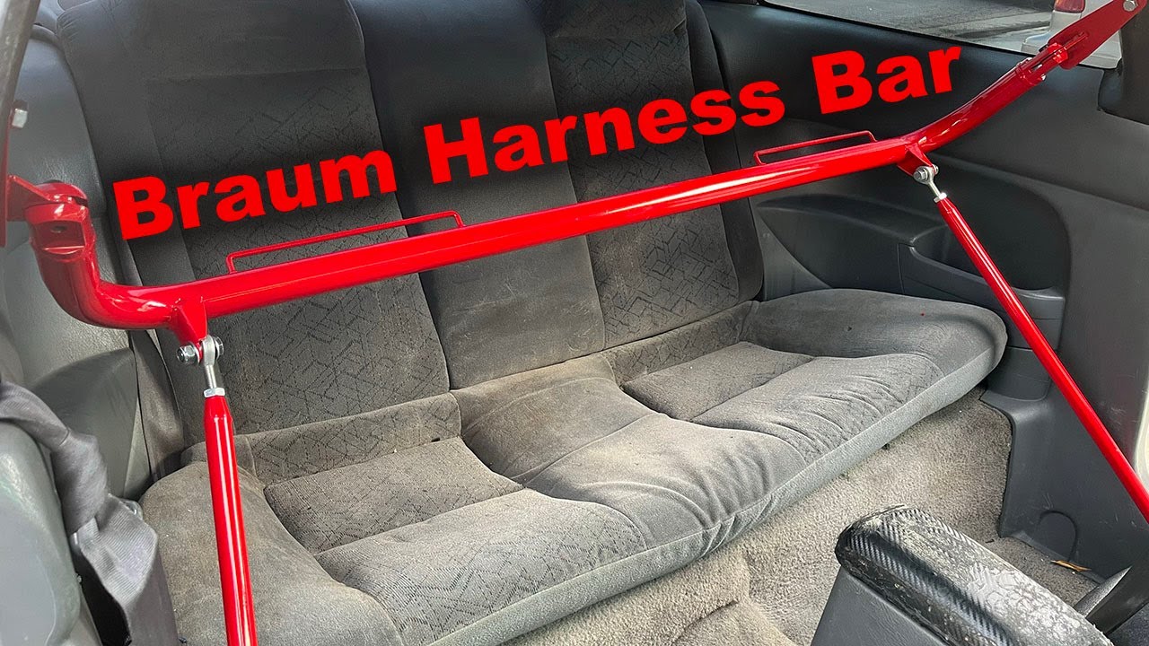 Installing Braum Harness Bar - (96’-00’ Civic) - YouTube