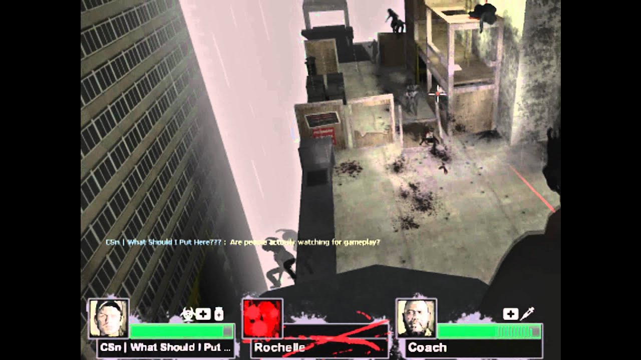 Left 4 Dead 2 sv rooftop Playthrough - YouTube