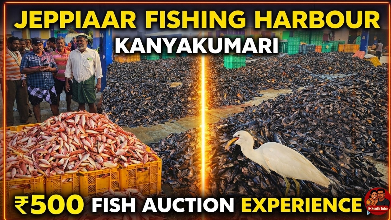 Jeppiaar Fishing Harbour, Kanyakumari 🎣 | ₹500-ku Evlo Meena! 😲 | Live ...