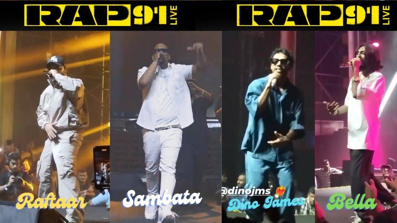 Rap 91 Mumbai (ft Raftaar, Sambata ,Bella , Dino James, Gully Gang and ...
