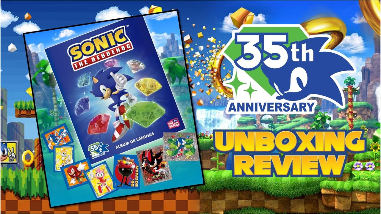 ALBUM SONIC 35° ANIVERSARIO +25 SOBRES! - YouTube