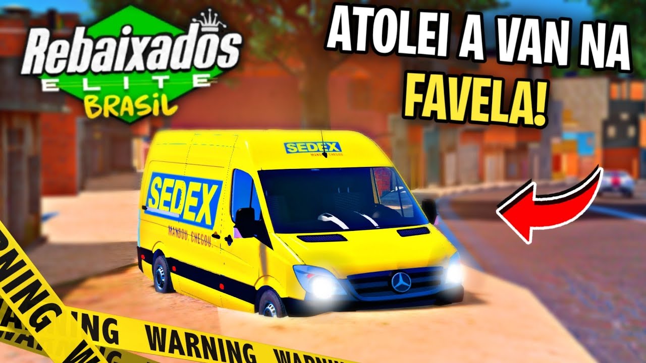 ATOLEI A VAN DO SEDEX NA FAVELA NO MEIO DO TIROTEIO REBAIXADOS ELITE ...
