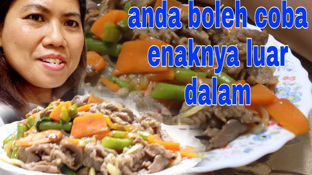 tongseng stik daging sapi di campur kacang buncis wortel nikmatnya ...