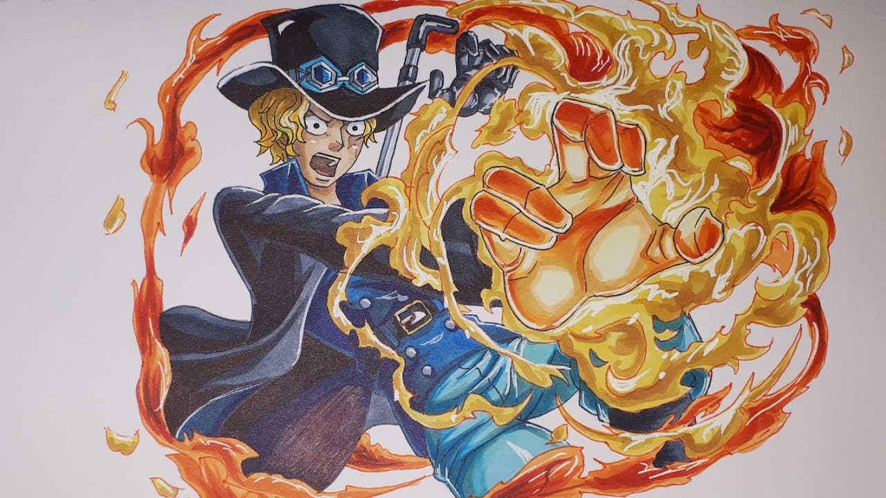 원피스 - 사보 그리기 Speed Drawing _ Sabo(One Piece) - YouTube