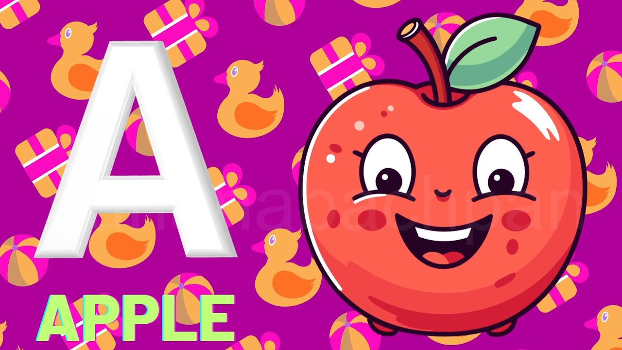 A is for Apple A A Apple / Popular Kids Learning ABC Phonics Song A to ...