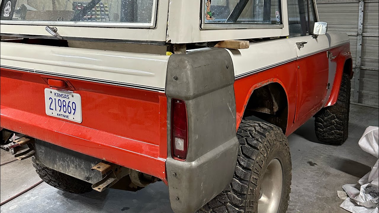 Early bronco armor - YouTube