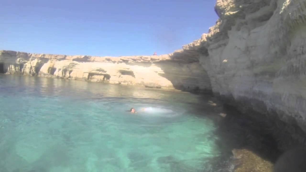 Cape Greco Cliff Diving Enhanced HD - YouTube