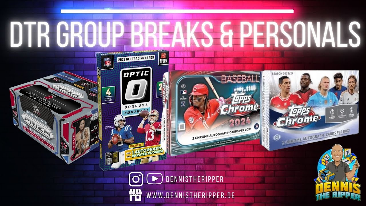 Teams/Spots available! DTR Group Breaks & Personals 573-582 - YouTube