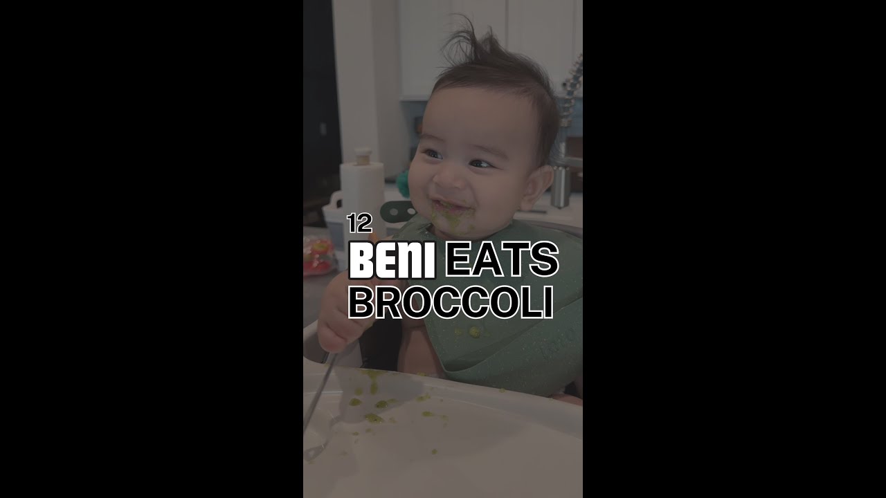 Beni Eats Broccoli - YouTube
