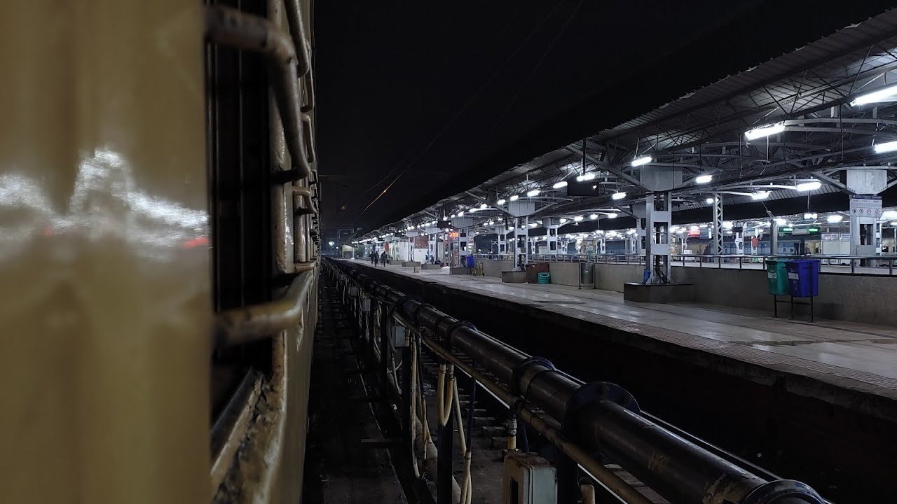 Dazzling View Of Hubli Junction Railway Station At Midnight! World's ...