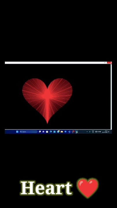 Heart symbol in python programming#shorts #viral #python #trending #coding #python - YouTube