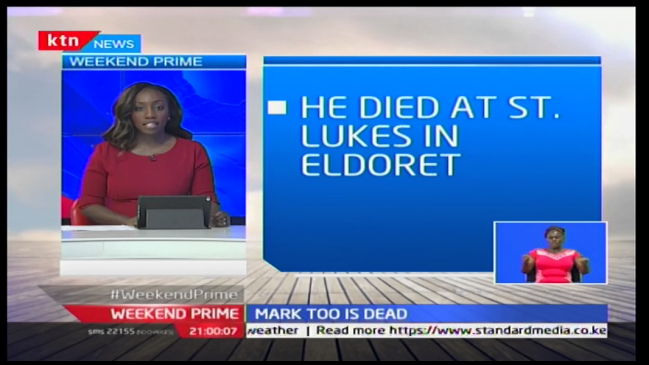 Weekend Prime:Former Nominated MP Mark Too dies after a short illness ...