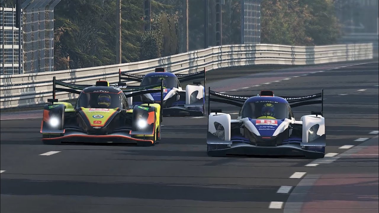 AMS2 - Online 15 min race @ Le Mans LMP2 Cars - YouTube