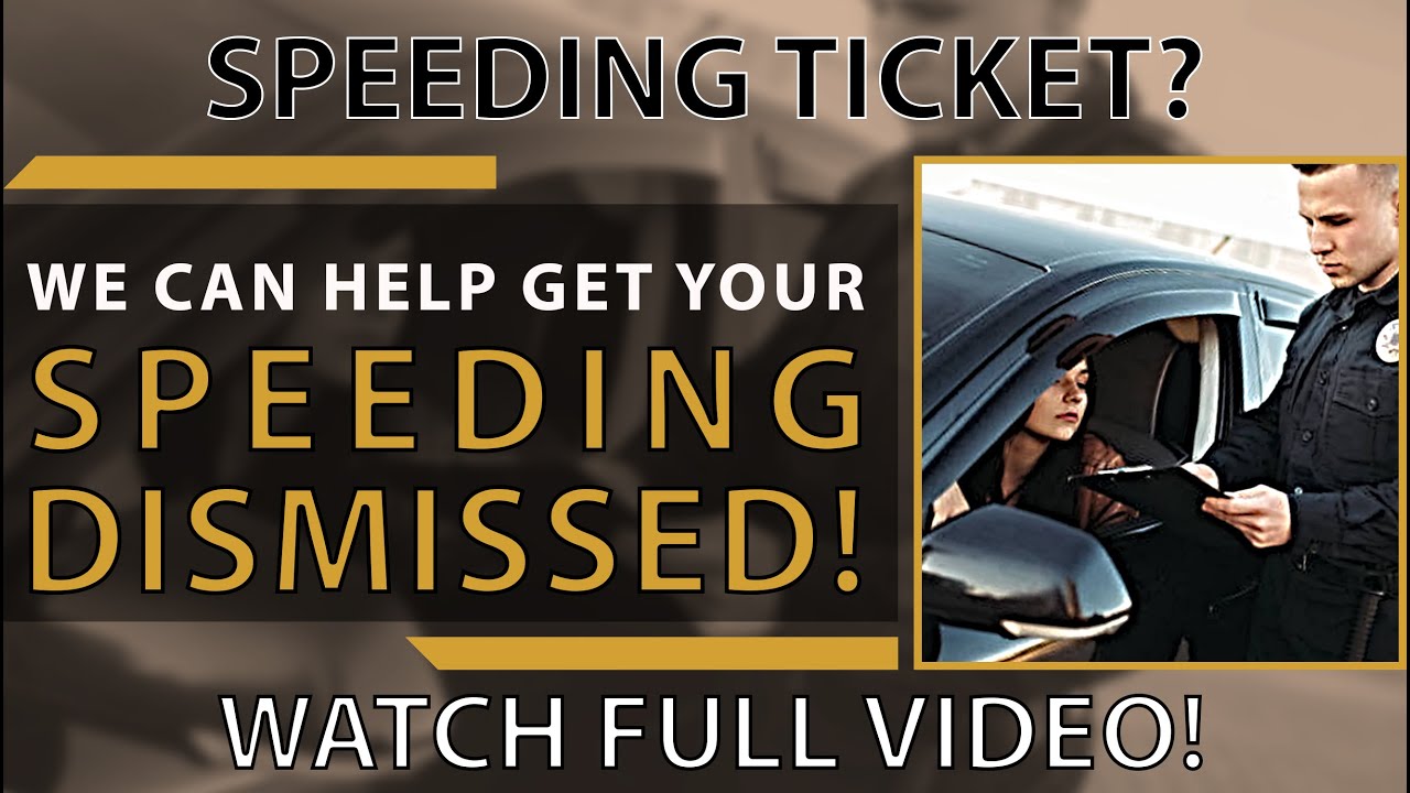 Speeding Dismissed [California's Best Criminal Defense Attorney Shaffer Cormell] - YouTube