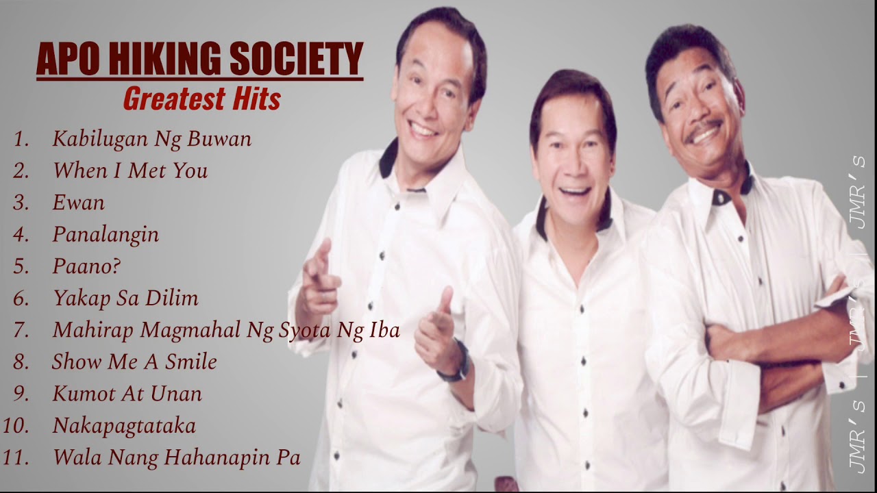 The Greatest Hits Of APO HIKING SOCIETY 🎼 | Pure Tagalog Love Songs 🇵🇭 ...