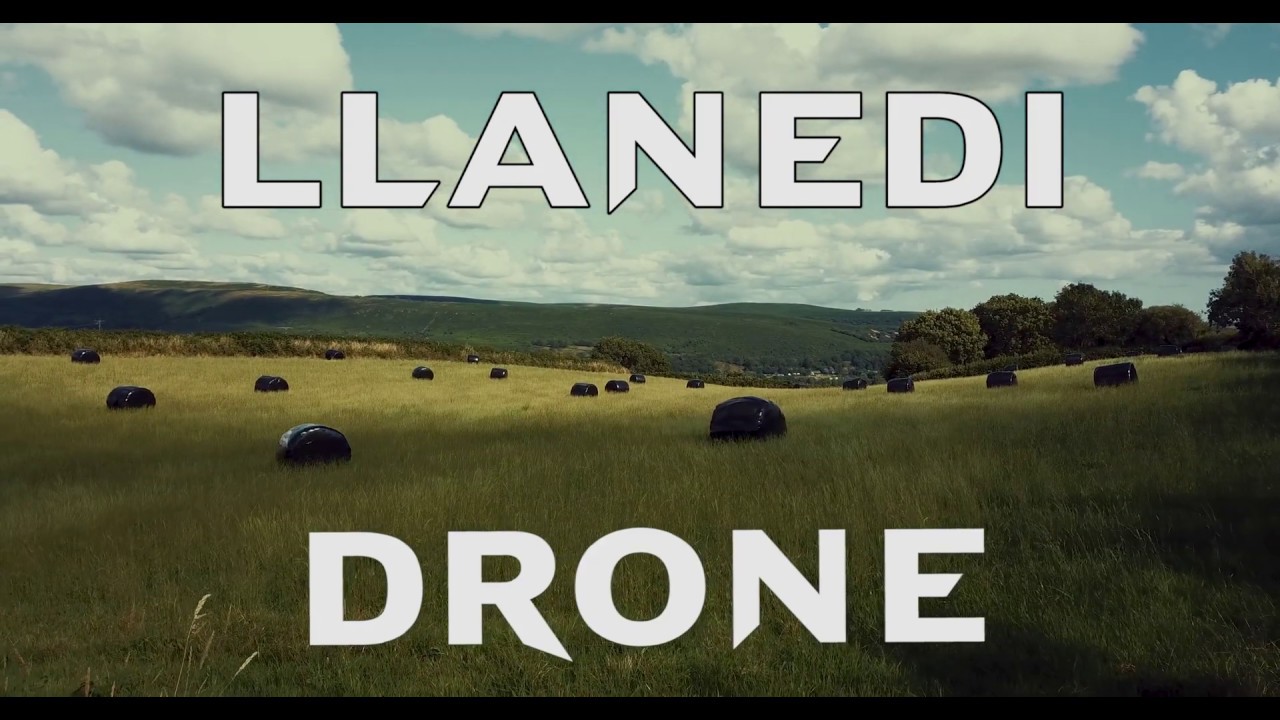 Drone flying over Llanedi - Carmarthenshire. - YouTube